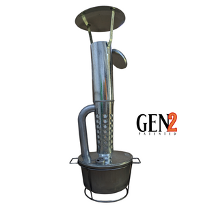 Smudge Pot Direct® Patented Gen2 Smudge Pot Outdoor Heater with Stand