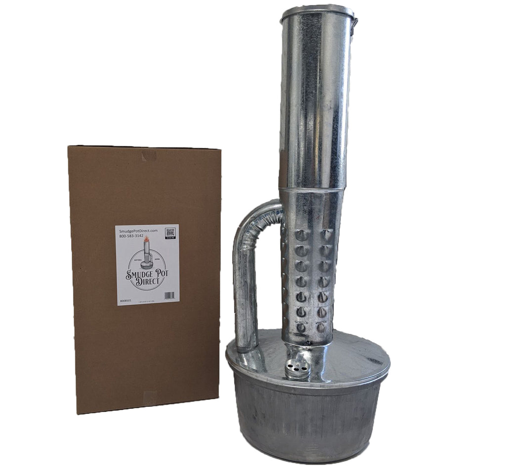 Smudge Pot Outdoor Heater NEW Smudge Pot Direct Orchard Heater